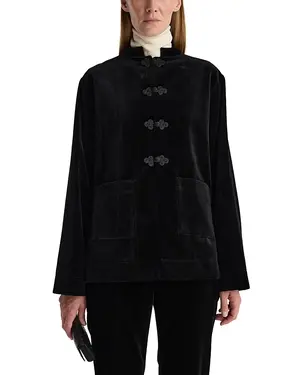 RÓHE Cotton Velvet Pankou Closure Jacket