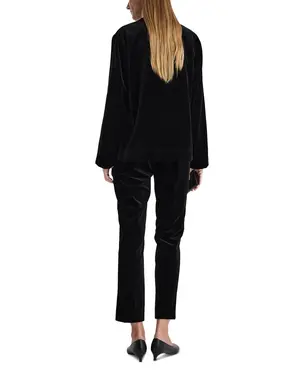RÓHE Cotton Velvet Pankou Closure Jacket
