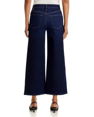 FRAME Le Pixie Slim Palazzo Exposed Button Jeans