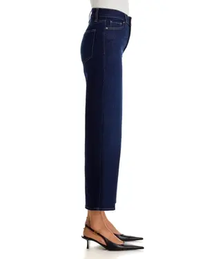 FRAME Le Pixie Slim Palazzo Exposed Button Jeans