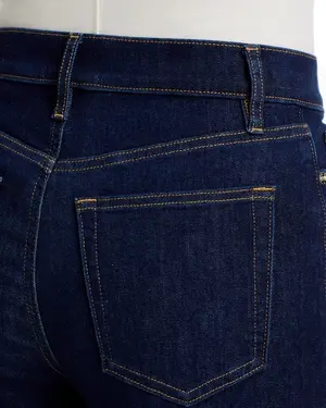 FRAME Le Pixie Slim Palazzo Exposed Button Jeans