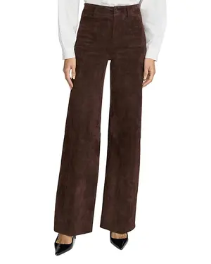FRAME The Suede Slim Palazzo Jeans