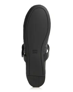 Miu Miu Mary Jane Ballerina Flats