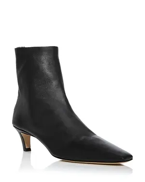 TOTEME Leather Ankle Boots