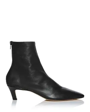 TOTEME Leather Ankle Boots