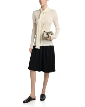TOTEME Ribbed Sculptural Jersey Scarf Top