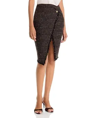 Generation Love Nova Tweed Wrap Skirt