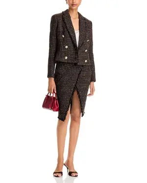 Generation Love Nova Tweed Wrap Skirt