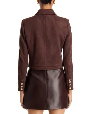 Generation Love Lola Faux Suede Zippered Jacket