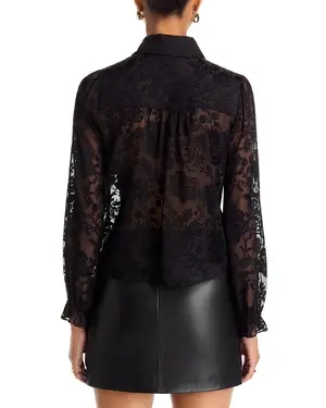 Generation Love Priya Floral Burnout Blouse