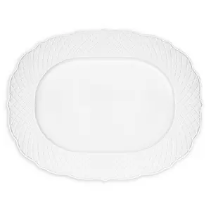 ANNA WEATHERLEY Empire Oval Platter, Large - White