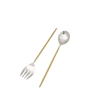 BE HOME Sun & Moon Serving Set - Silver