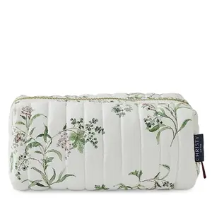 CHRISTY Leaves Quilted Makeup Bag
