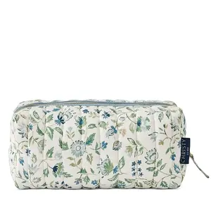 CHRISTY Ivy Croft Sateen Quilted Makeup Bag