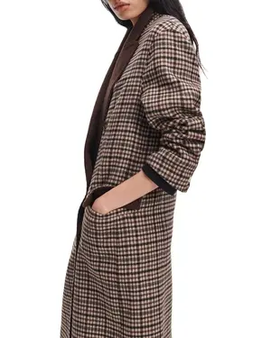 Rag & Bone Vasso Wool Plaid Coat