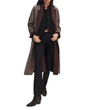 Rag & Bone Vasso Wool Plaid Coat