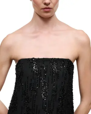 Staud Cassie Embellished Maxi Dress