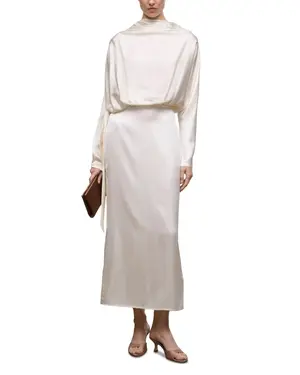 Staud Phoebe Silk Stretch Maxi Dress