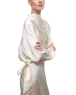 Staud Phoebe Silk Stretch Maxi Dress