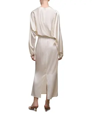 Staud Phoebe Silk Stretch Maxi Dress