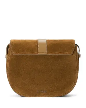 Staud Bella Suede Saddle Bag