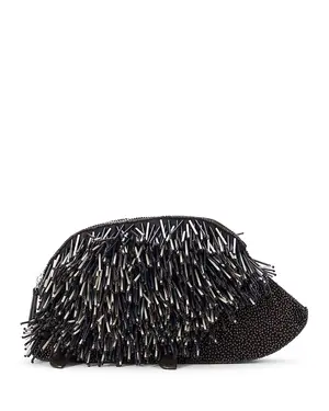 Staud Beaded Porcupine Clutch
