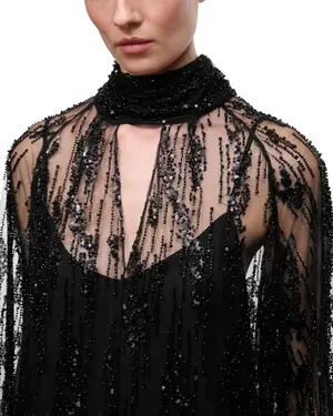Staud Esther Embellished Mini Dress