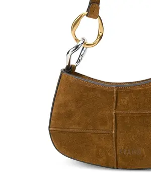 Staud Ollie Shoulder Bag - Cigar Patch