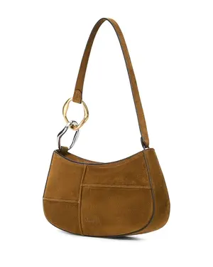 Staud Ollie Shoulder Bag - Cigar Patch