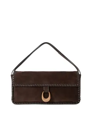 Staud Harlow Suede Messenger Bag