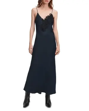 Rag & Bone Ariana Lace Trim Slip Dress