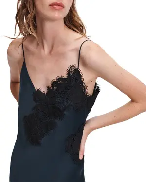 Rag & Bone Ariana Lace Trim Slip Dress