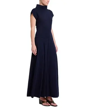 TWP Wool Seamed Maxi Skirt