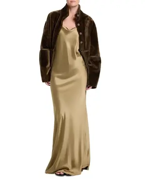 TWP Silk Scoop Back Slip Dress