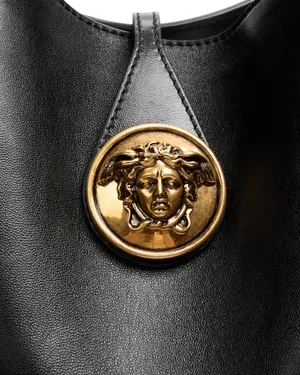 Versace Small Leather Tote Bag