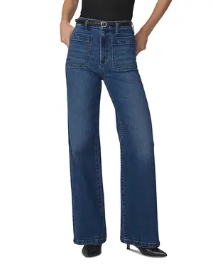 Joe's Jeans The Mia Patch Pocket High Rise Wide Leg Jeans