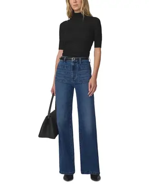 Joe's Jeans The Mia Patch Pocket High Rise Wide Leg Jeans