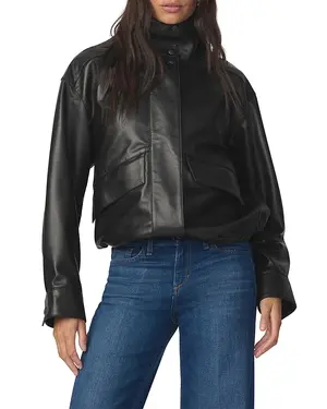 Joe's Jeans The Cohen Leather Bomber Jacket