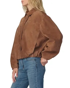 Joe's Jeans The Bella Suede Bomber Jacket