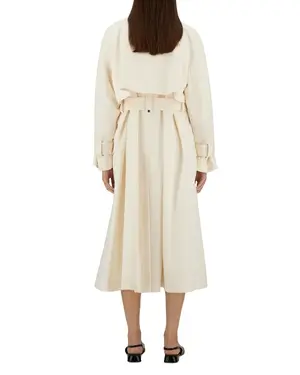 Herno Crinkled Belted Trench Coat