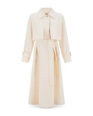 Herno Crinkled Belted Trench Coat