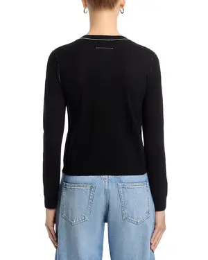 MAISON MARGIELA Wool Blend Cardigan Sweater