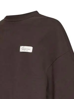 Jacquemus Brown Cotton The Montaigne Crewneck Sweatshirt