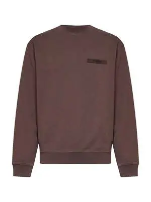 Jacquemus Brown Organic Cotton Fleece The Gros Grain Sweatshirt - Multicolor