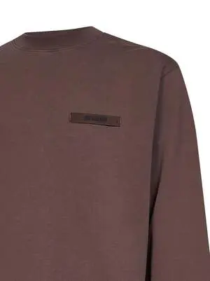 Jacquemus Brown Organic Cotton Fleece The Gros Grain Sweatshirt - Multicolor
