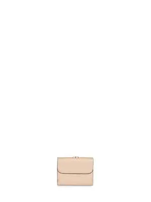 Chloé Cement Pink Alphabet Small Trifold Wallet