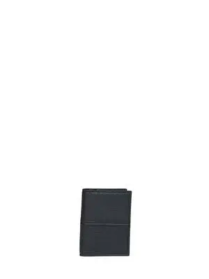 MAISON MARGIELA Black Leather Dress-age Card Holder - Multicolor