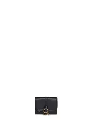 Chloé Black Alphabet Small Trifold Wallet