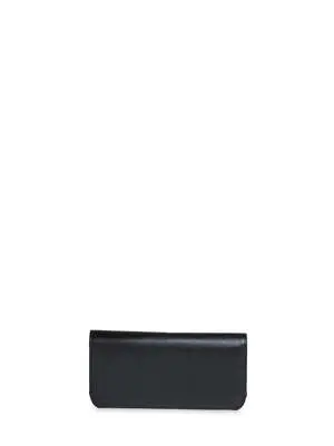 Fendi Black Leather Way Continental Wallet - Multicolor