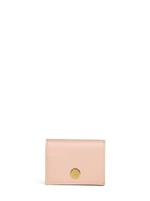 Stella McCartney Stella Mccartney Women Blush Pink Logo Bi-Fold Wallet Multicolor
